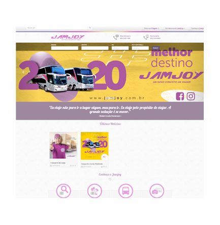 Viação Jamjoy - Desenvolvimento de sites, aplicativos, loja virtual e ...